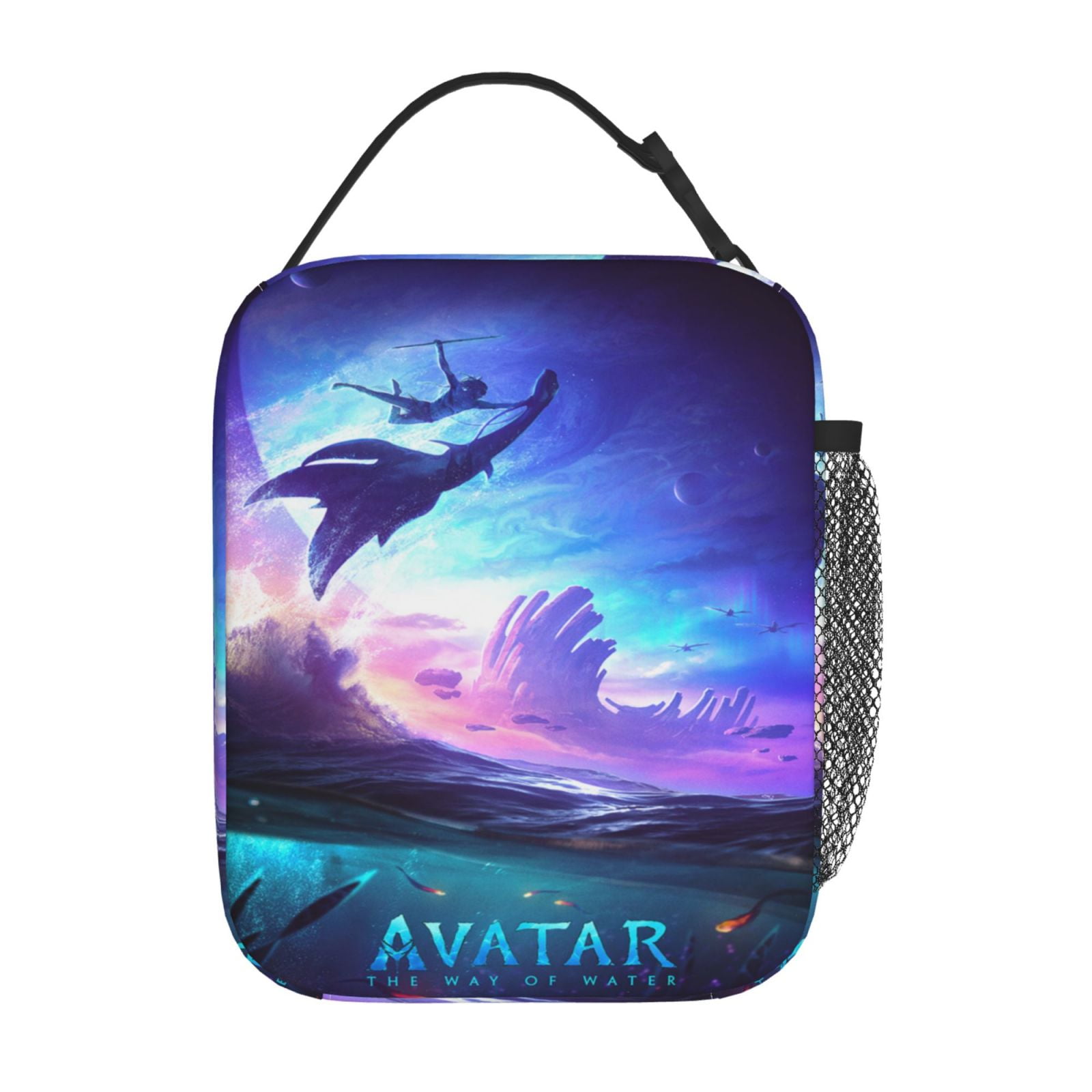 3D Printed Cartoon Avatar Insulated Lunch Bag Office Work Picnic Beach ...