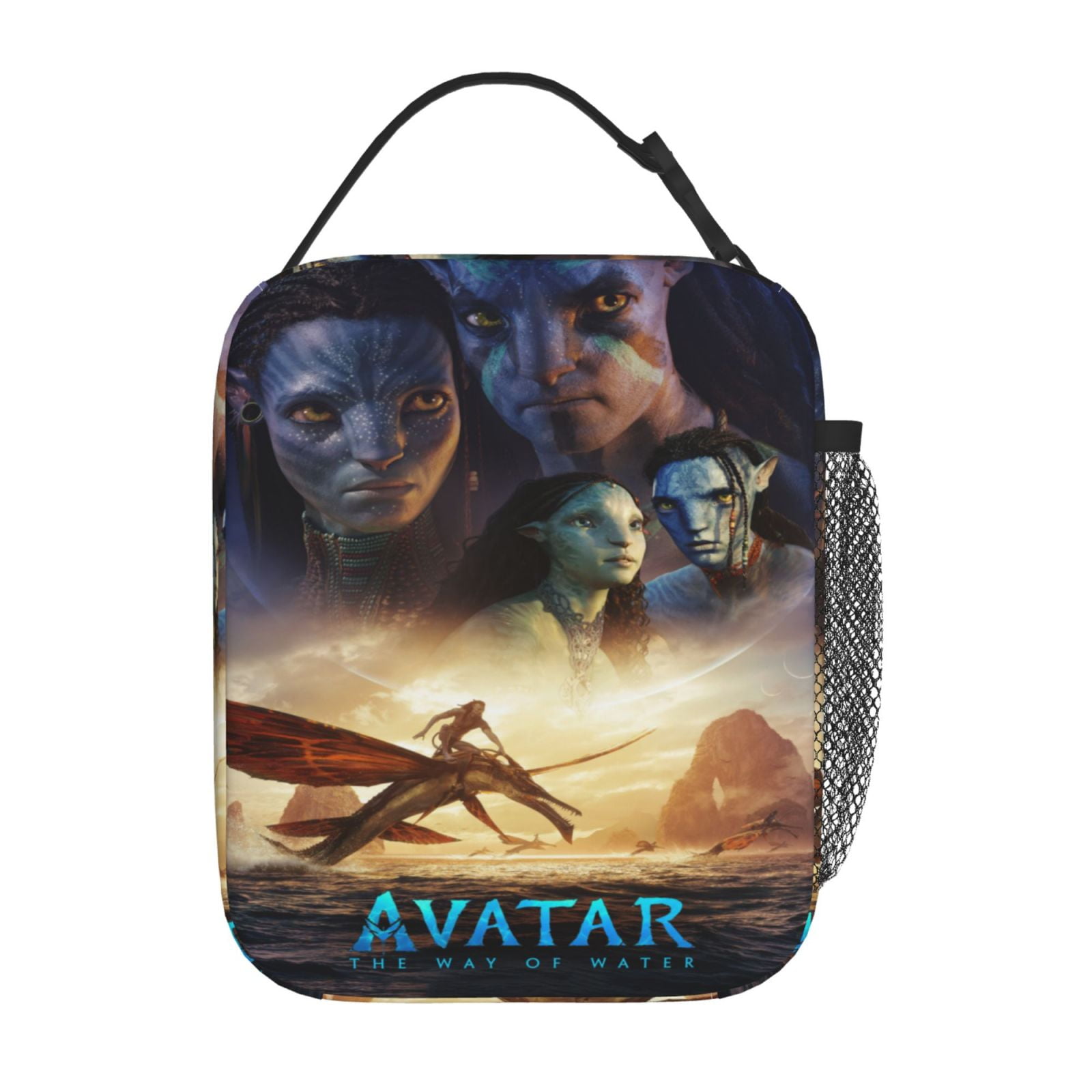 3D Printed Cartoon Avatar Insulated Lunch Bag Office Work Picnic Beach ...