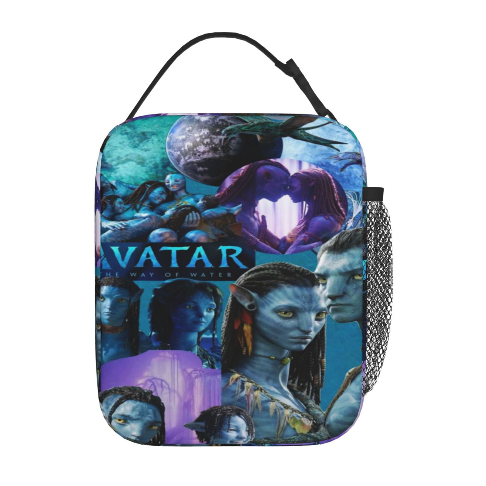 3D Printed Cartoon Avatar Insulated Lunch Bag Office Work Picnic Beach ...