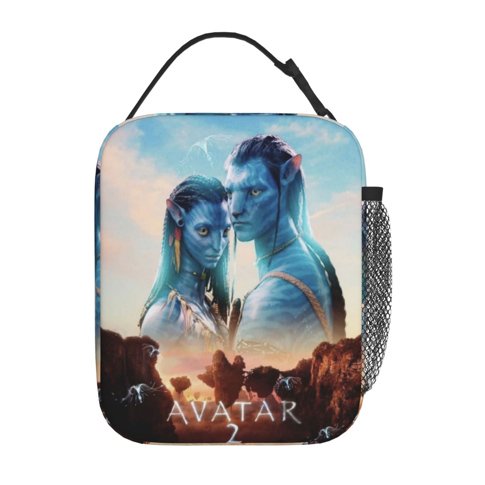 3D Printed Cartoon Avatar Insulated Lunch Bag Office Work Picnic Beach ...