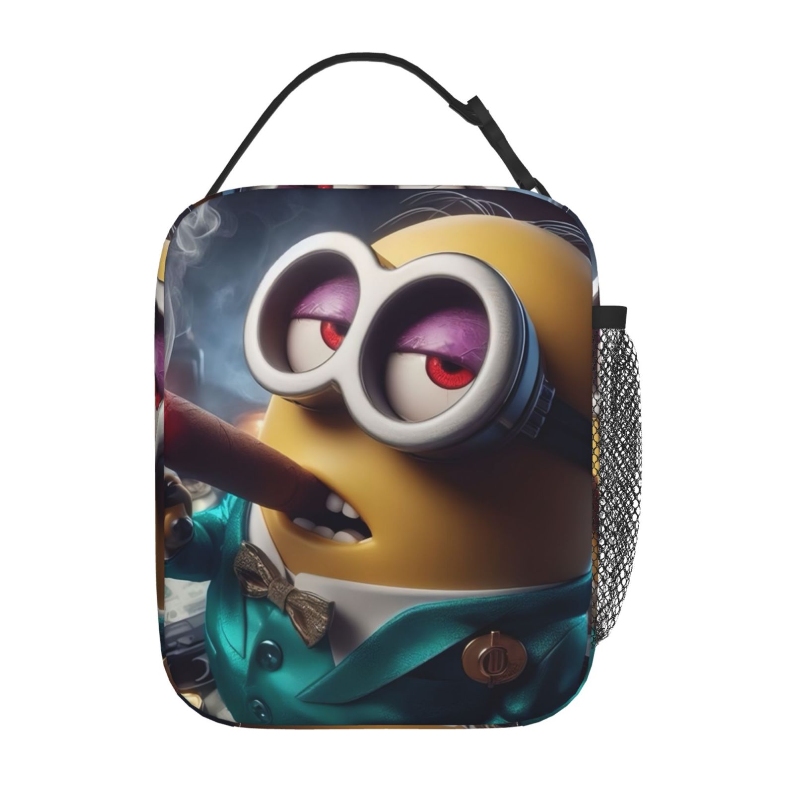 3D Printed Cartoon Avatar Insulated LunchBag Office Work Picnic Beach ...