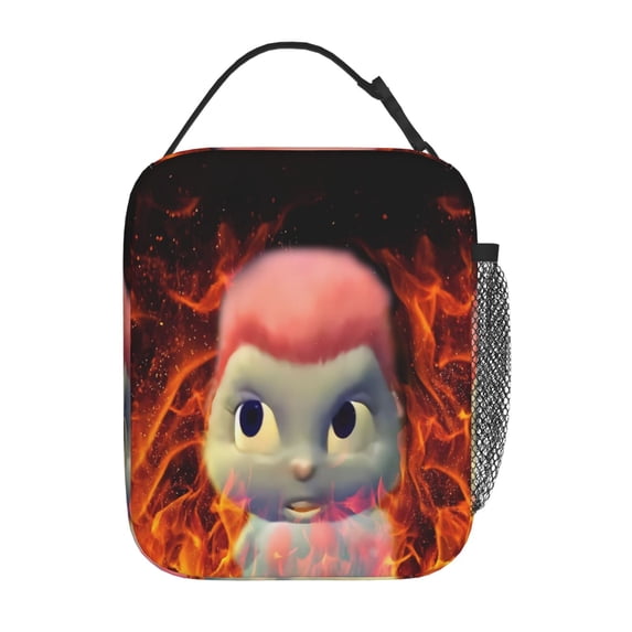 3D Printed Cartoon Bibb-,le0 Insulated Lunch Bag Office Work Picnic ...