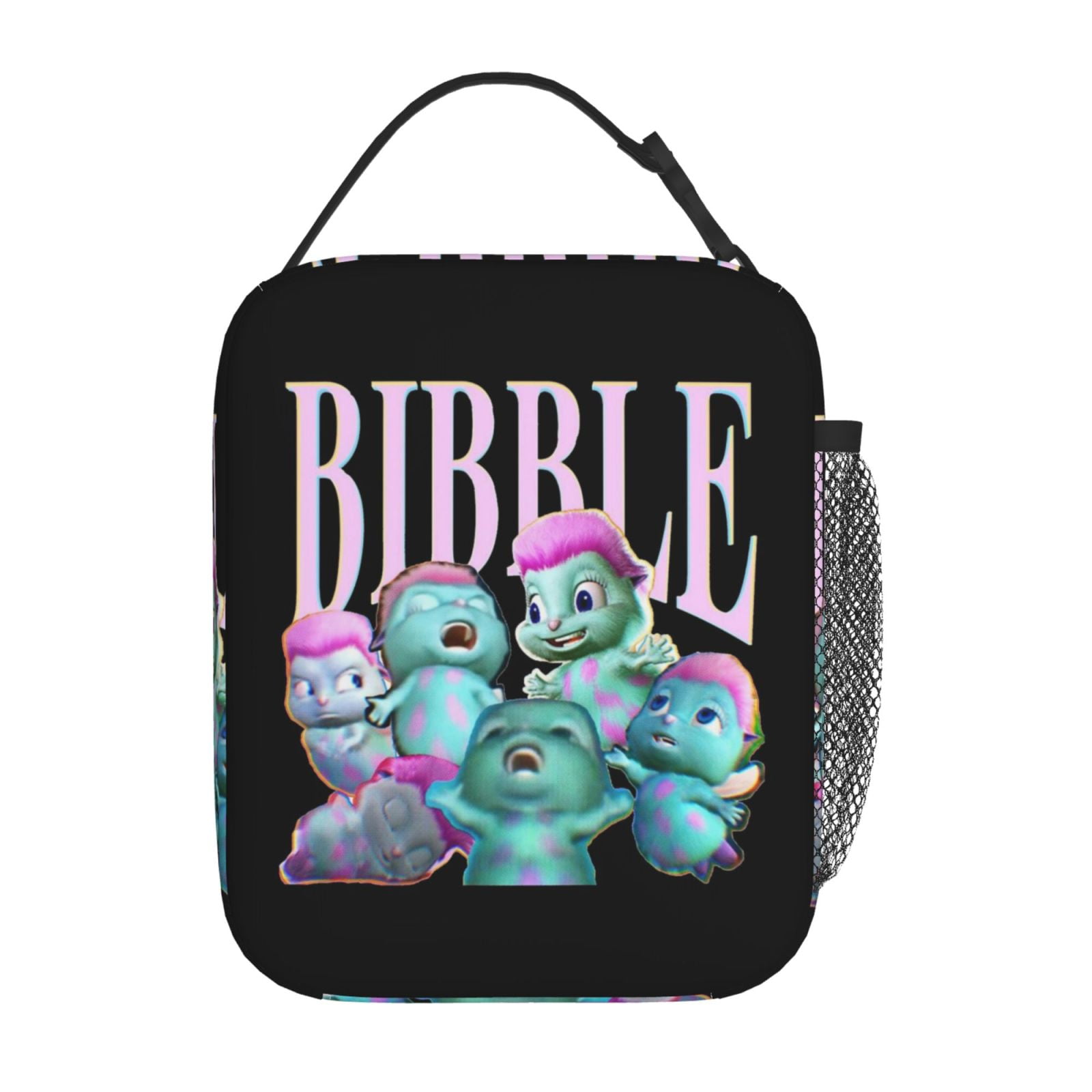 3D Printed Cartoon Bibb-,le0 Insulated Lunch Bag Office Work Picnic ...