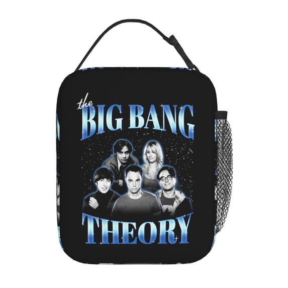 3D Printed Cartoon Big Small B-ang The-0r Insulated Lunch Bag Office ...