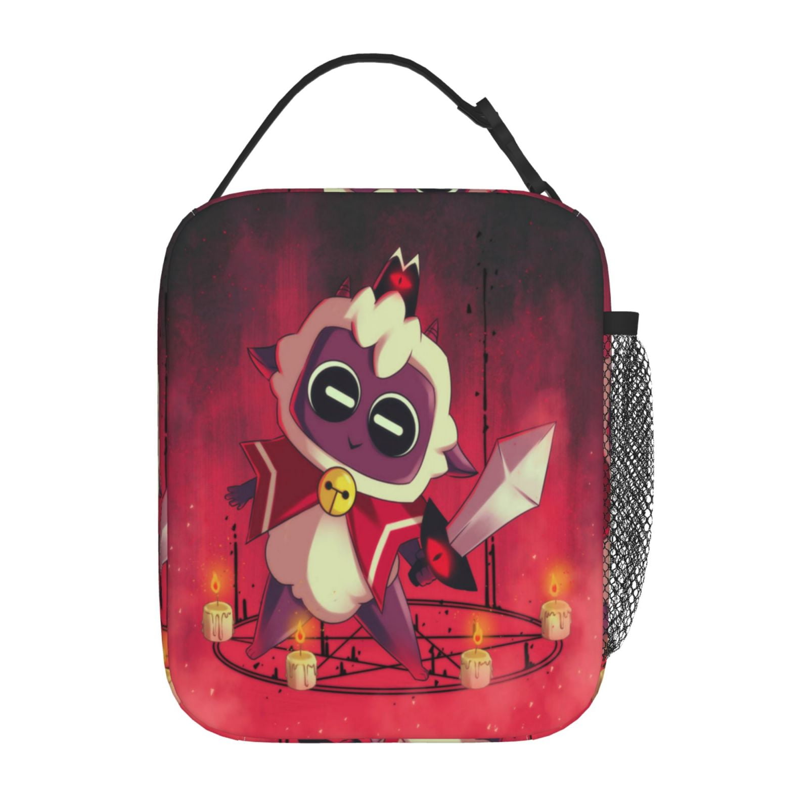 3D Printed Cartoon Cult of the Lamb Insulated Lunch Bag Office Work ...