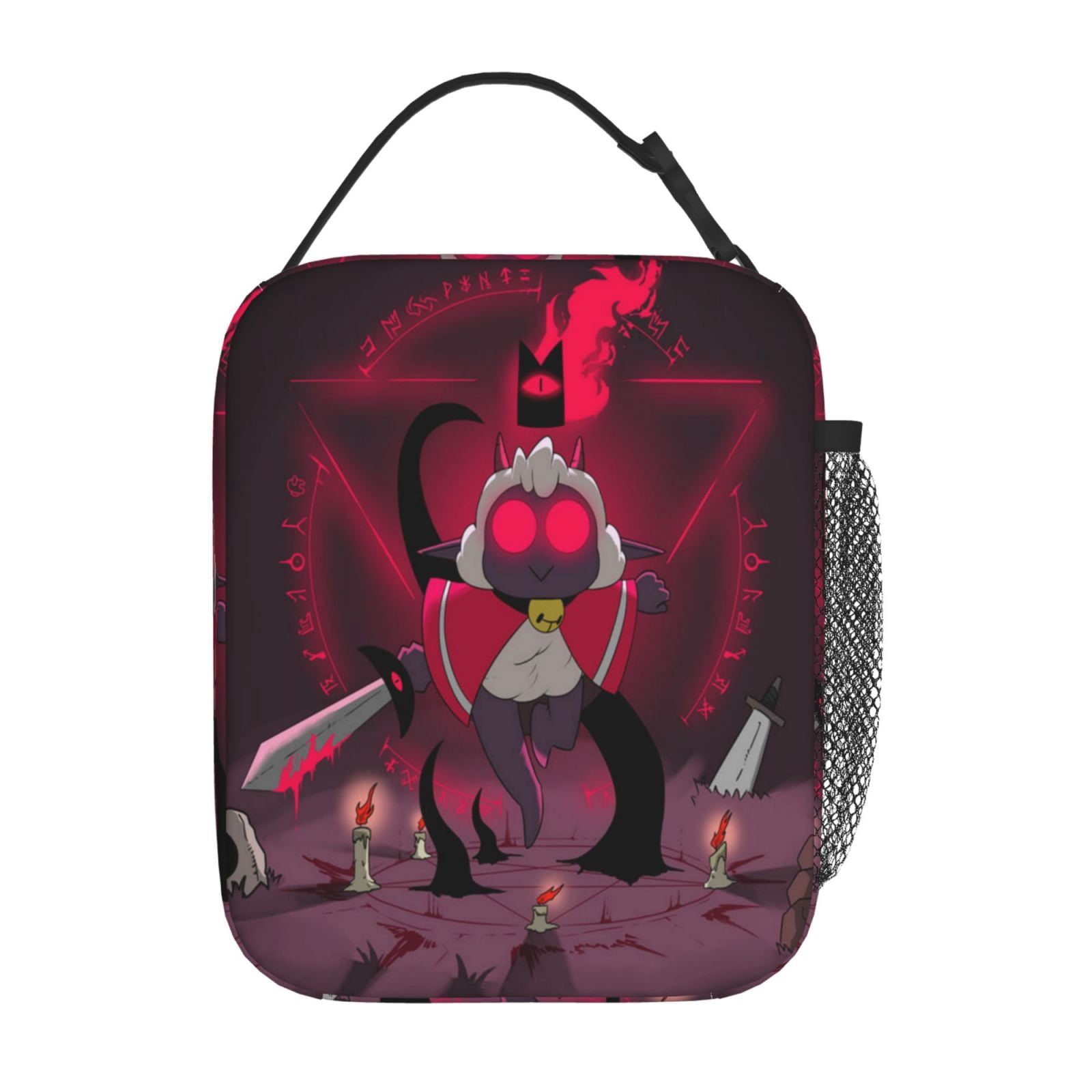 3D Printed Cartoon Cult of the Lamb Insulated Lunch Bag Office Work ...