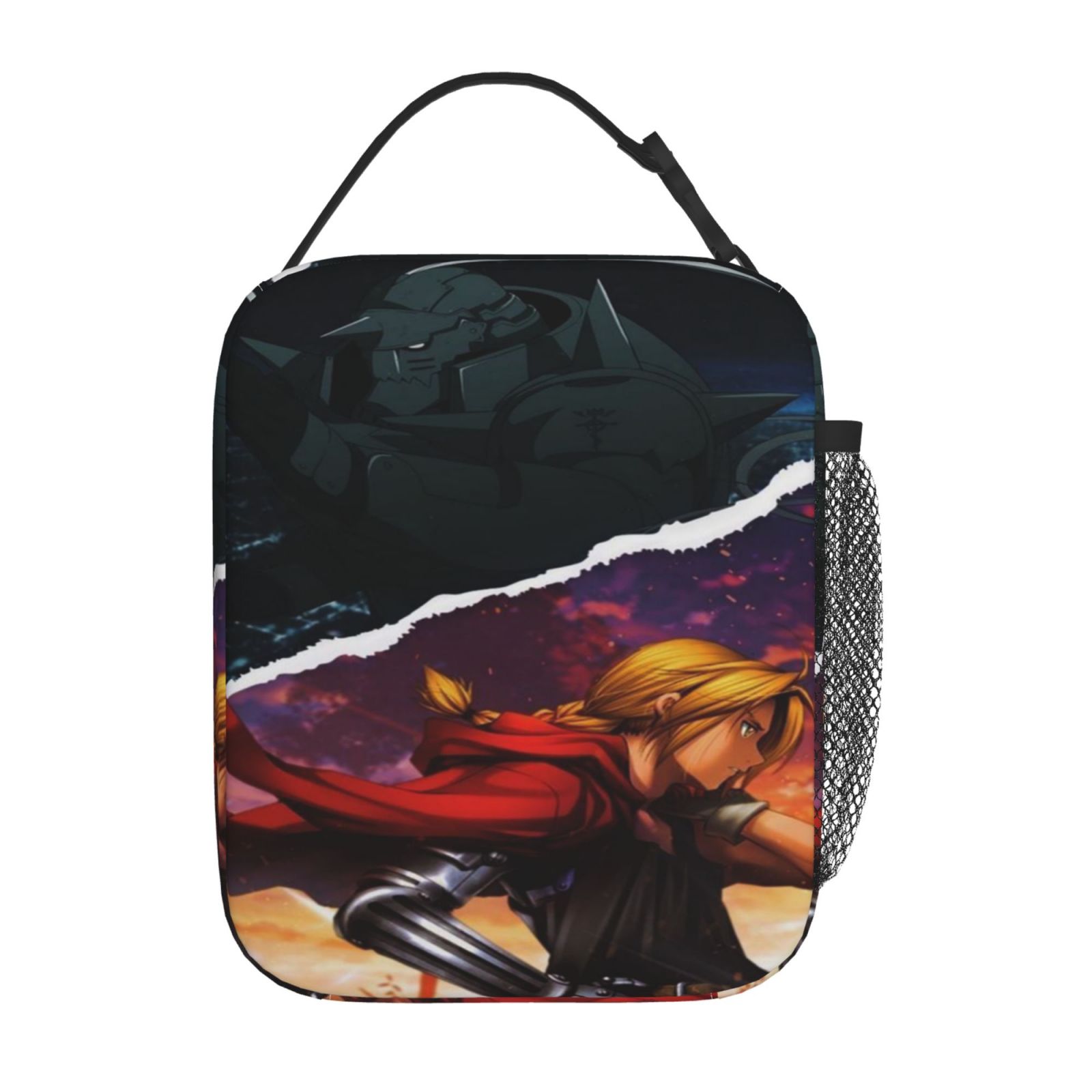 Fullmetal Alchemist Insulated Lunch Bag Office Work Picnic Beach Lunch ...