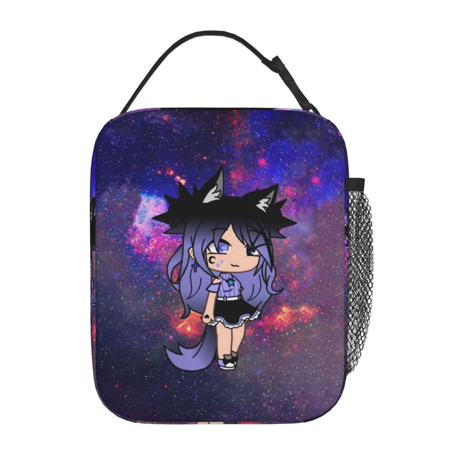 3D Printed Cartoon Galaxy Gacha Life Insulated Lunch Bag Office Work ...