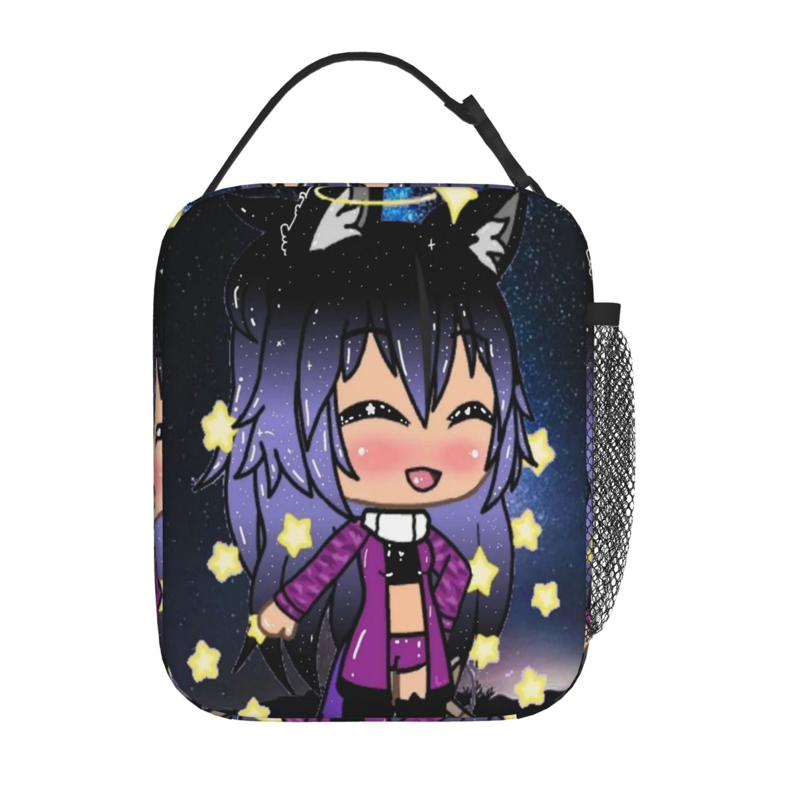 3D Printed Cartoon Galaxy Gacha Life Insulated Lunch Bag Office Work ...