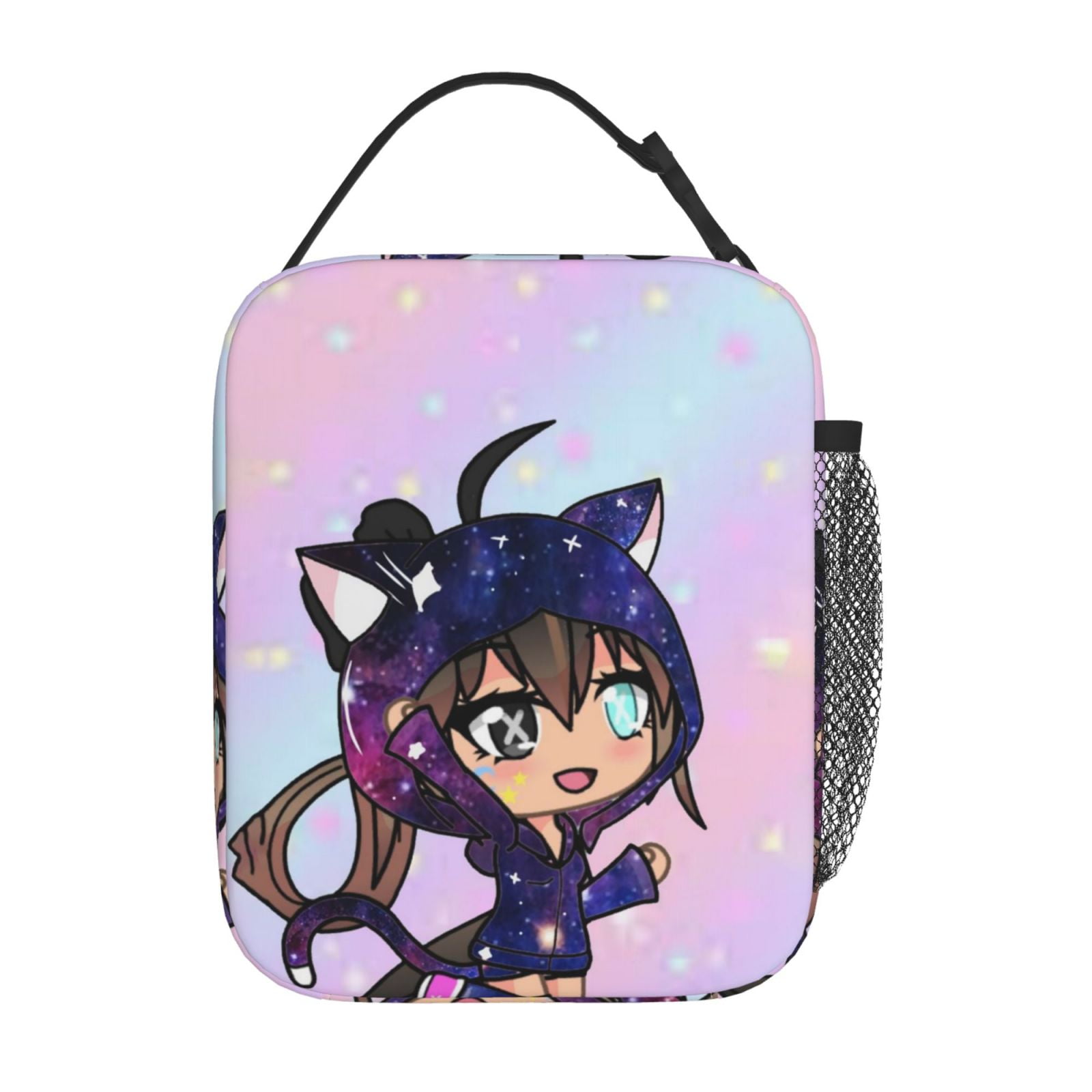 3D Printed Cartoon Galaxy Gacha Life Insulated Lunch Bag Office Work ...