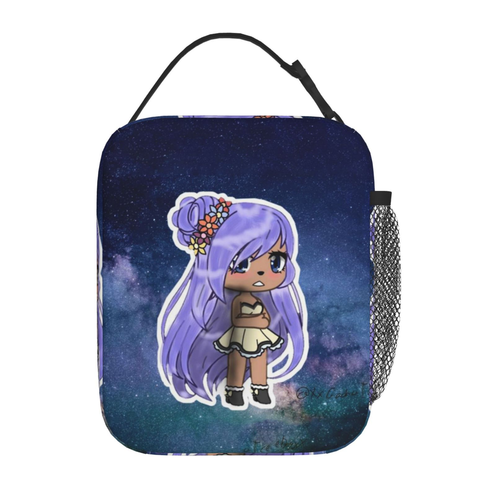 3D Printed Cartoon Galaxy Gacha Life Insulated Lunch Bag Office Work ...