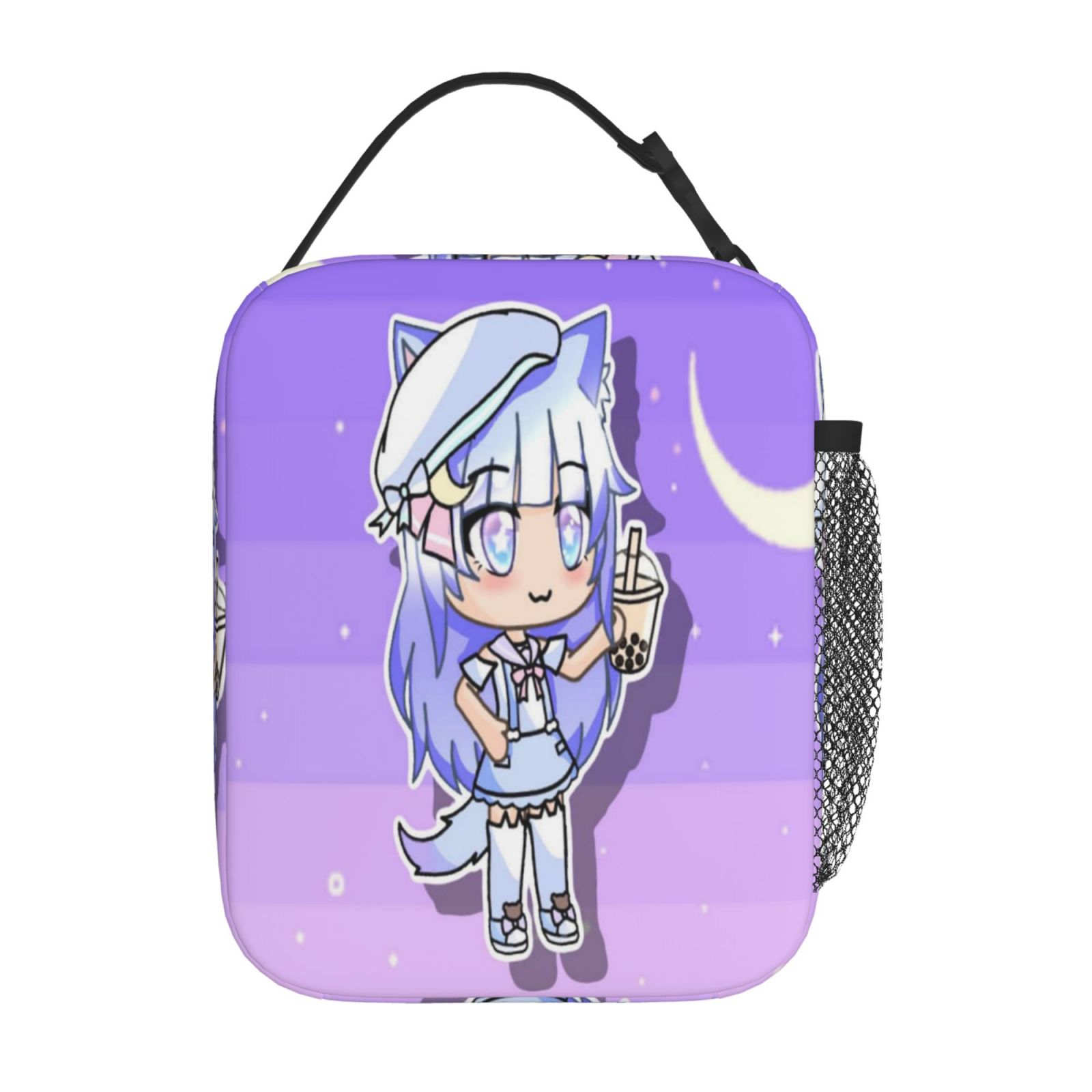 3D Printed Cartoon Galaxy Gacha Life Insulated Lunch Bag Office Work ...