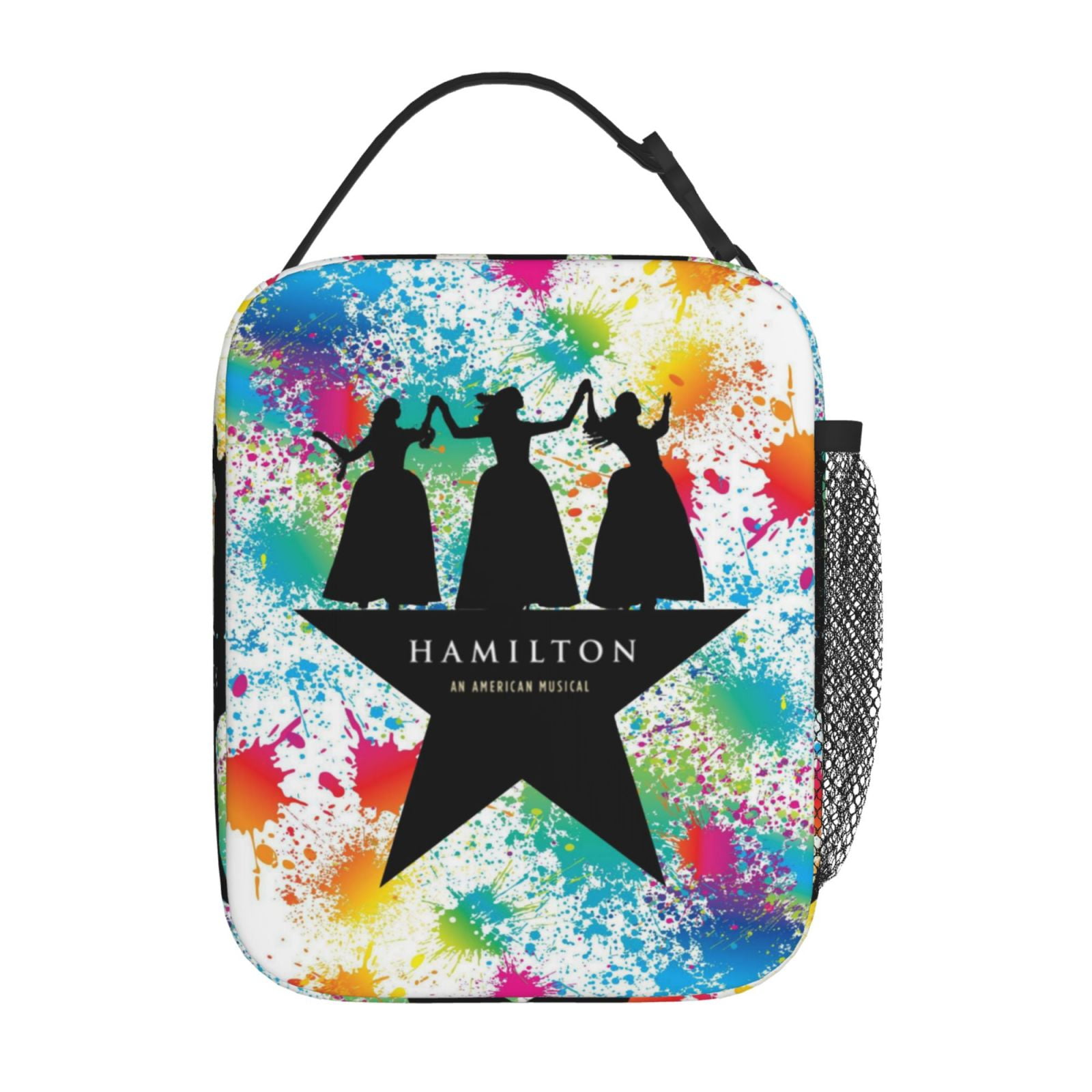 3D Printed Cartoon Hamil-,ton Star Music0l Insulated Lunch Bag Office ...