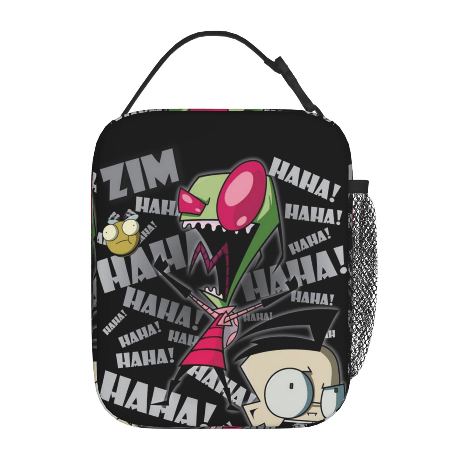 3D Printed Cartoon Inva-der Monster Z1m Gir Insulated Lunch Bag Office ...