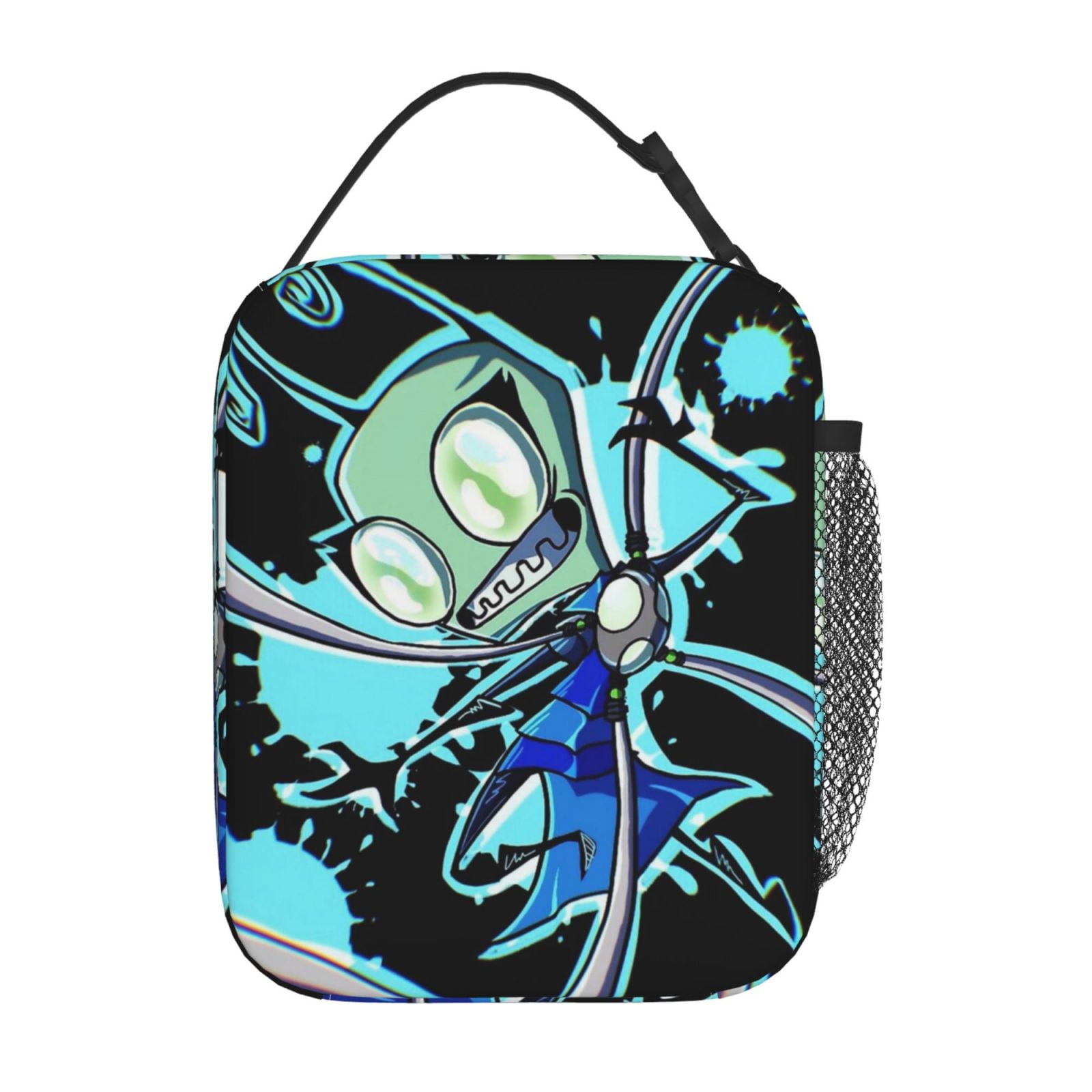 3D Printed Cartoon Inva-der Monster Z1m Gir Insulated Lunch Bag Office ...