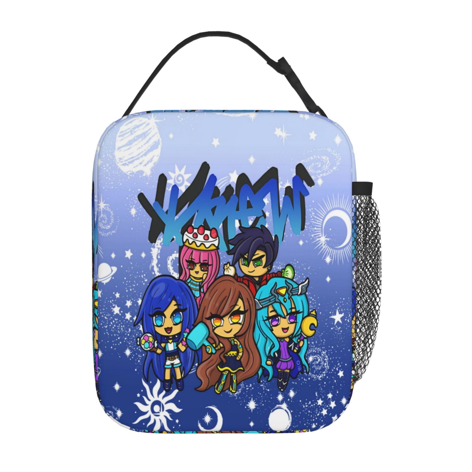 3D Printed Cartoon ItsFunneh Krew Insulated Lunch Bag Office Work ...