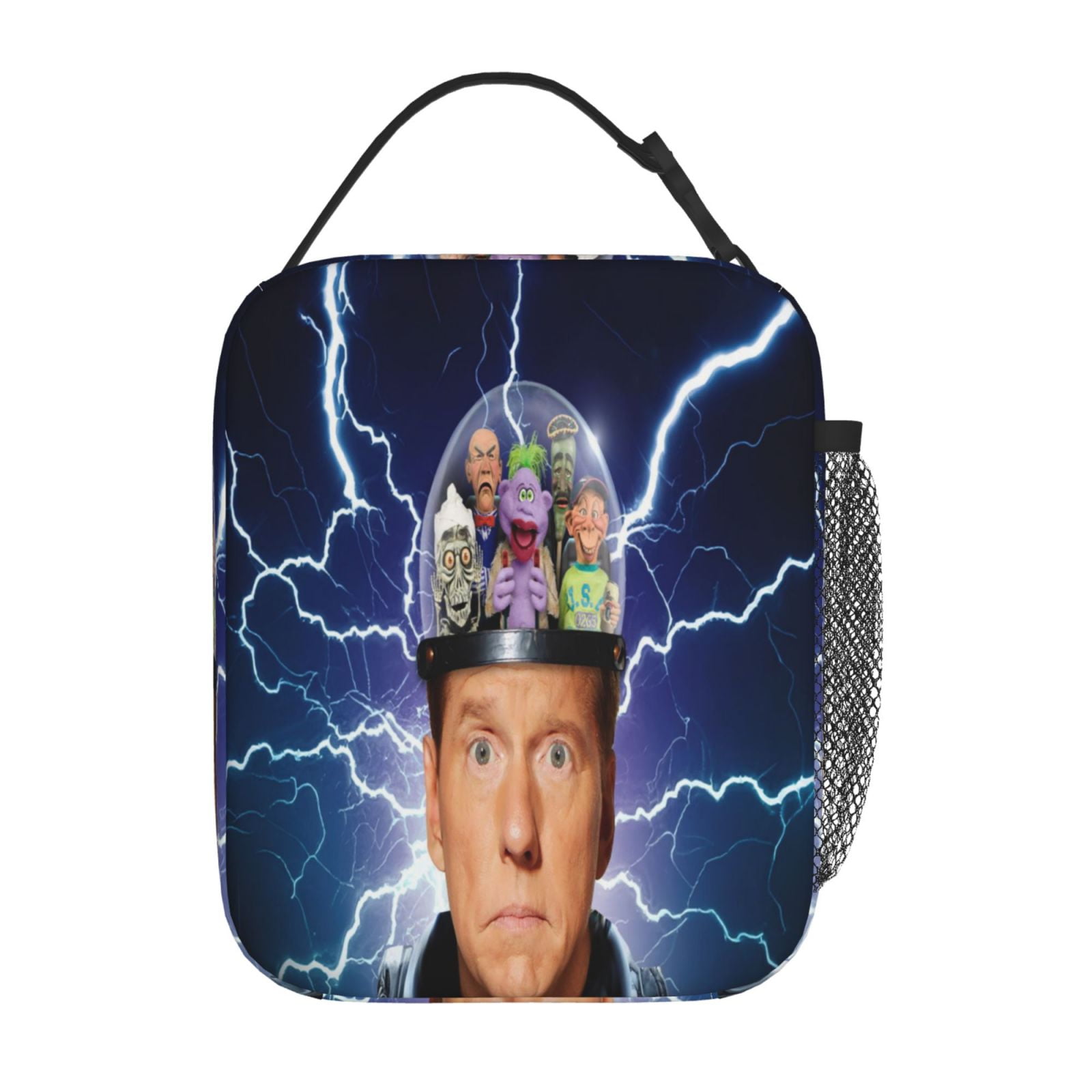 3D Printed Cartoon Jeff Retro Dun-haw Insulated Lunch Bag Office Work ...