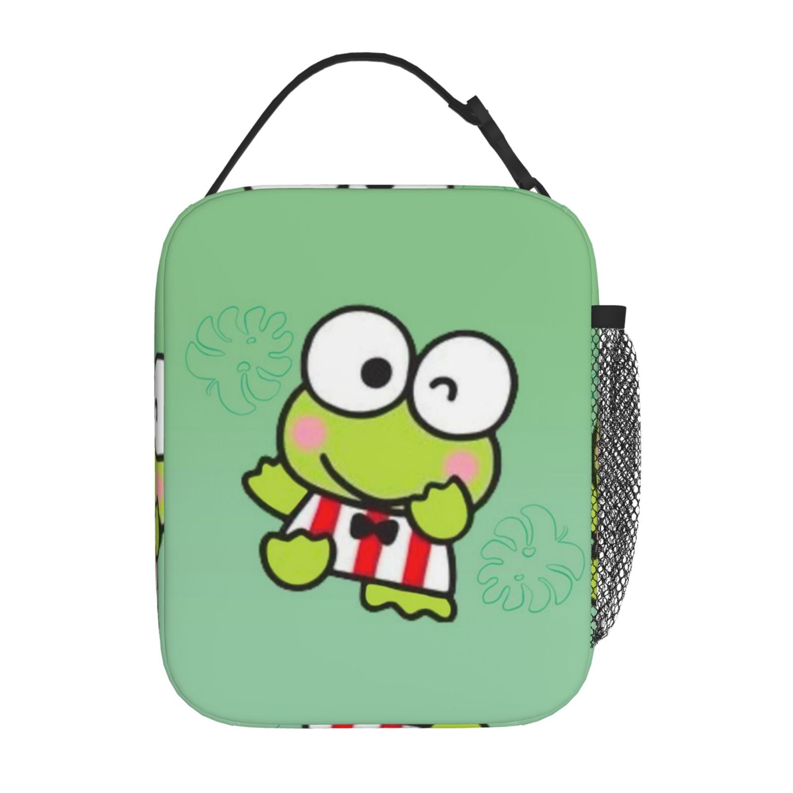 3D Printed Cartoon Keroppi Insulated Lunch Bag Office Work Picnic Beach ...
