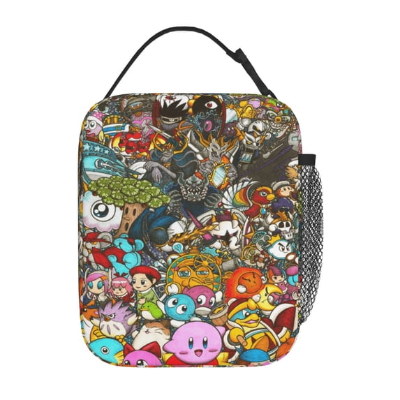 3D Printed Cartoon Kir-,by0 Insulated Lunch Bag Office Work Picnic ...