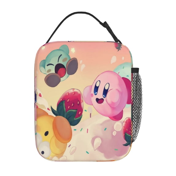 3D Printed Cartoon Kir-,by0 Insulated Lunch Bag Office Work Picnic ...