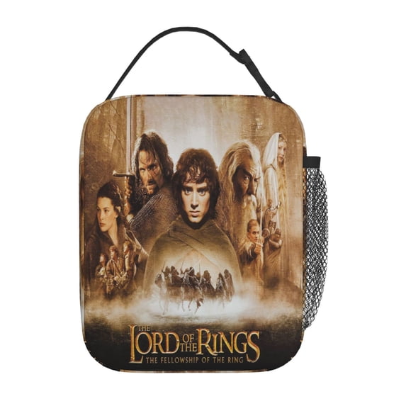 3D Printed Cartoon Lord of Ring2 Insulated Lunch Bag Office Work Picnic ...