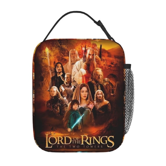 3D Printed Cartoon Lord of Ring2 Insulated Lunch Bag Office Work Picnic ...