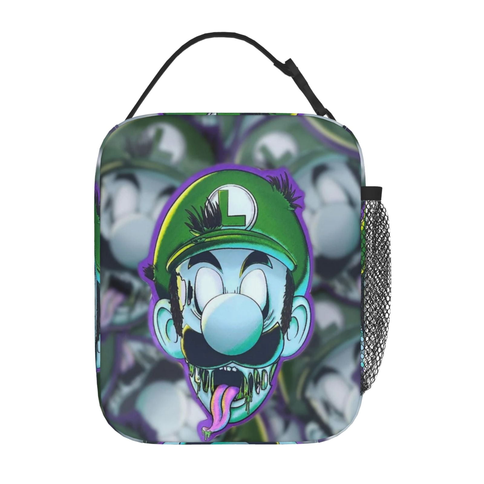 3D Printed Cartoon Luig1 Green Mansion Insulated Lunch Bag Office Work ...