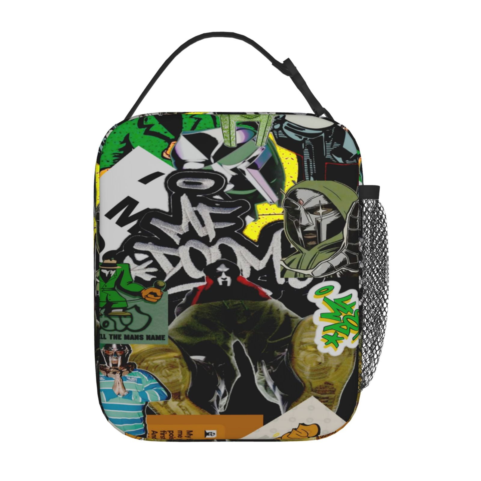 3D Printed Cartoon Mf Doom Insulated Lunch Bag Office Work Picnic Beach ...