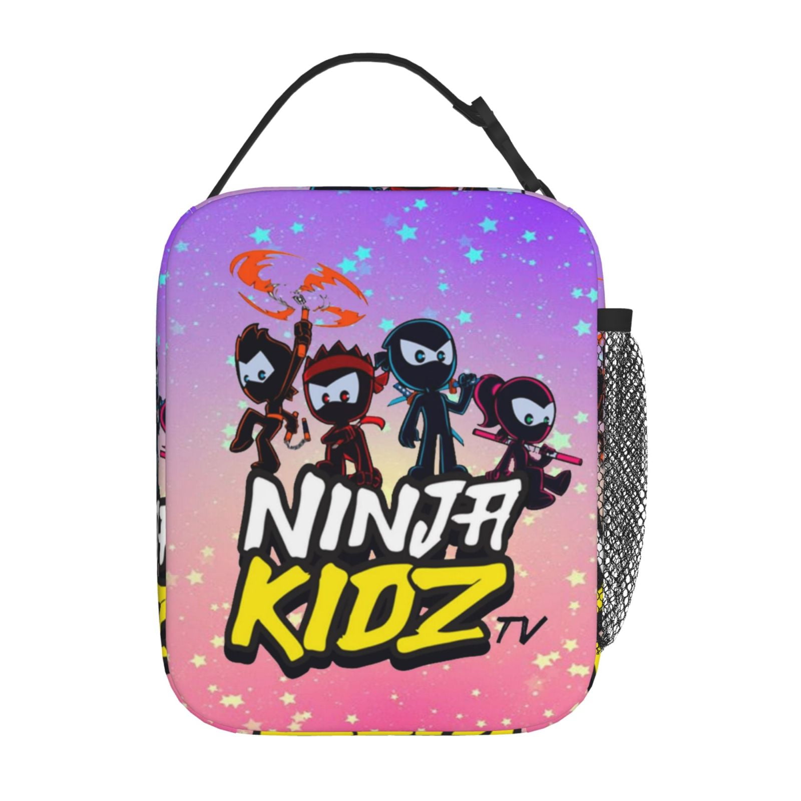 3D Printed Cartoon Nin-j Ki Insulated Lunch Bag Office Work Picnic ...