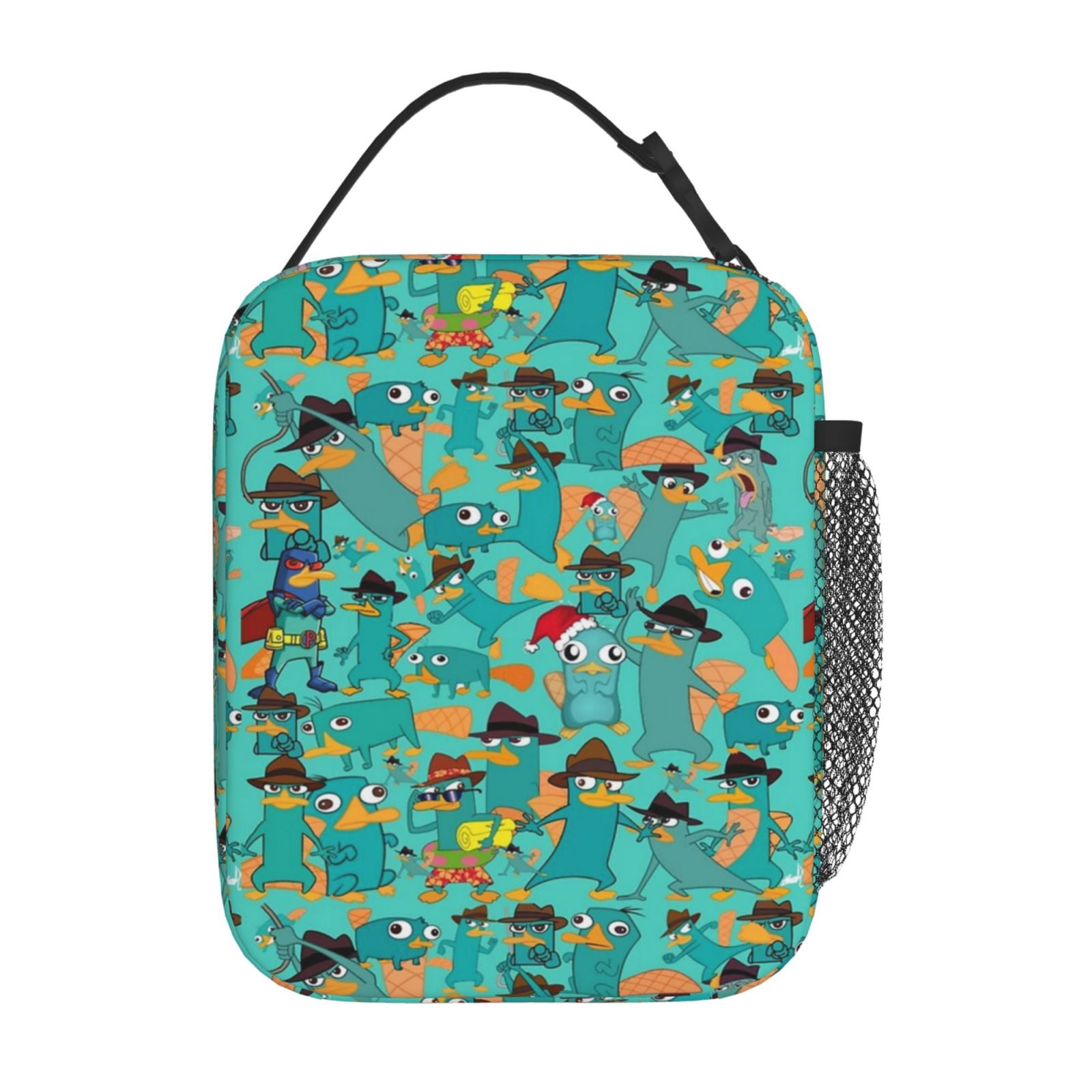 3D Printed Cartoon Phi-Neas Friend Ferb0 Insulated Lunch Bag Office ...