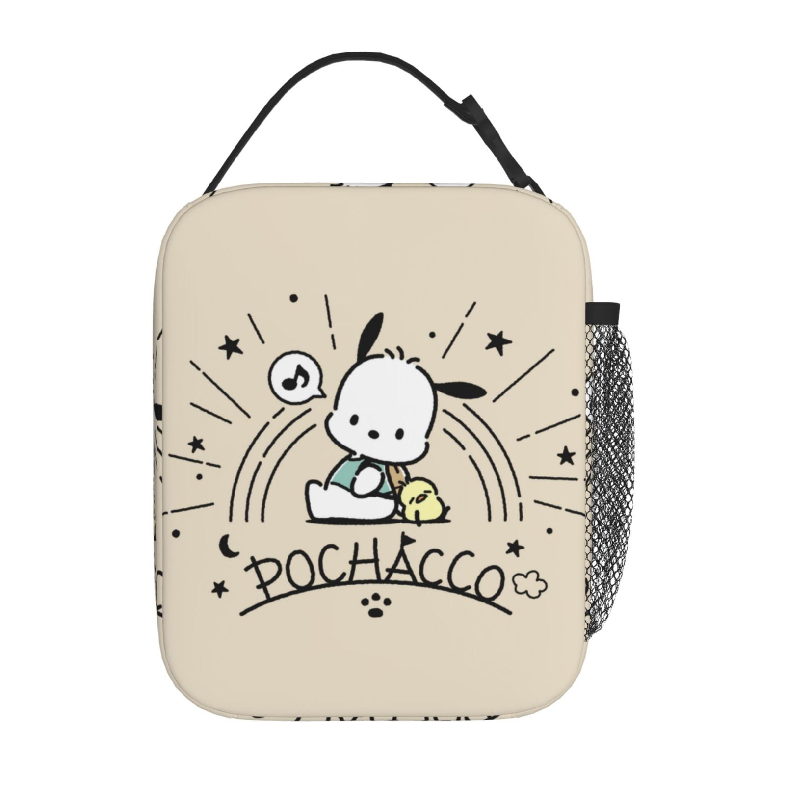 3D Printed Cartoon Pochacco Insulated Lunch Bag Office Work Picnic ...