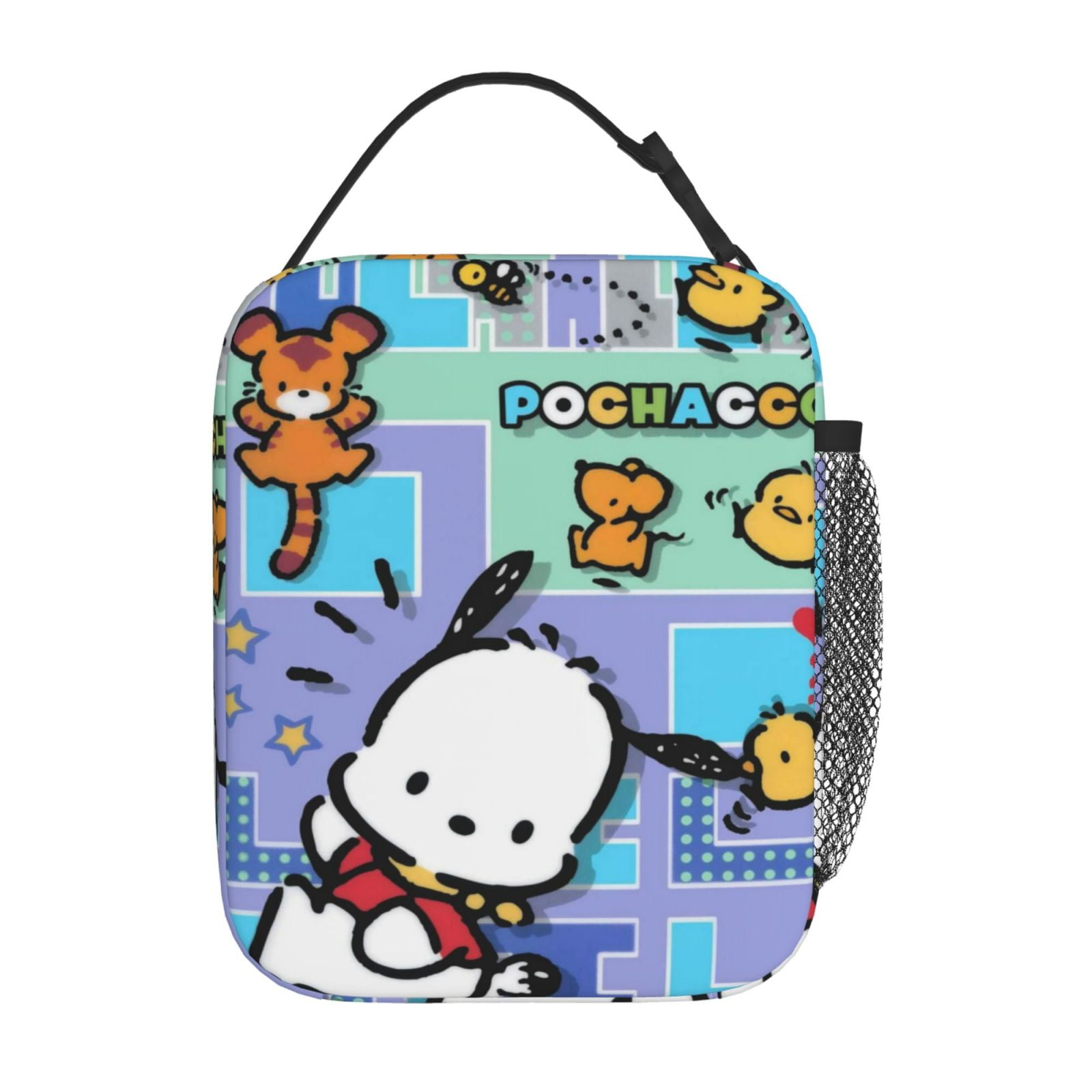 3D Printed Cartoon Pochacco Insulated Lunch Bag Office Work Picnic ...