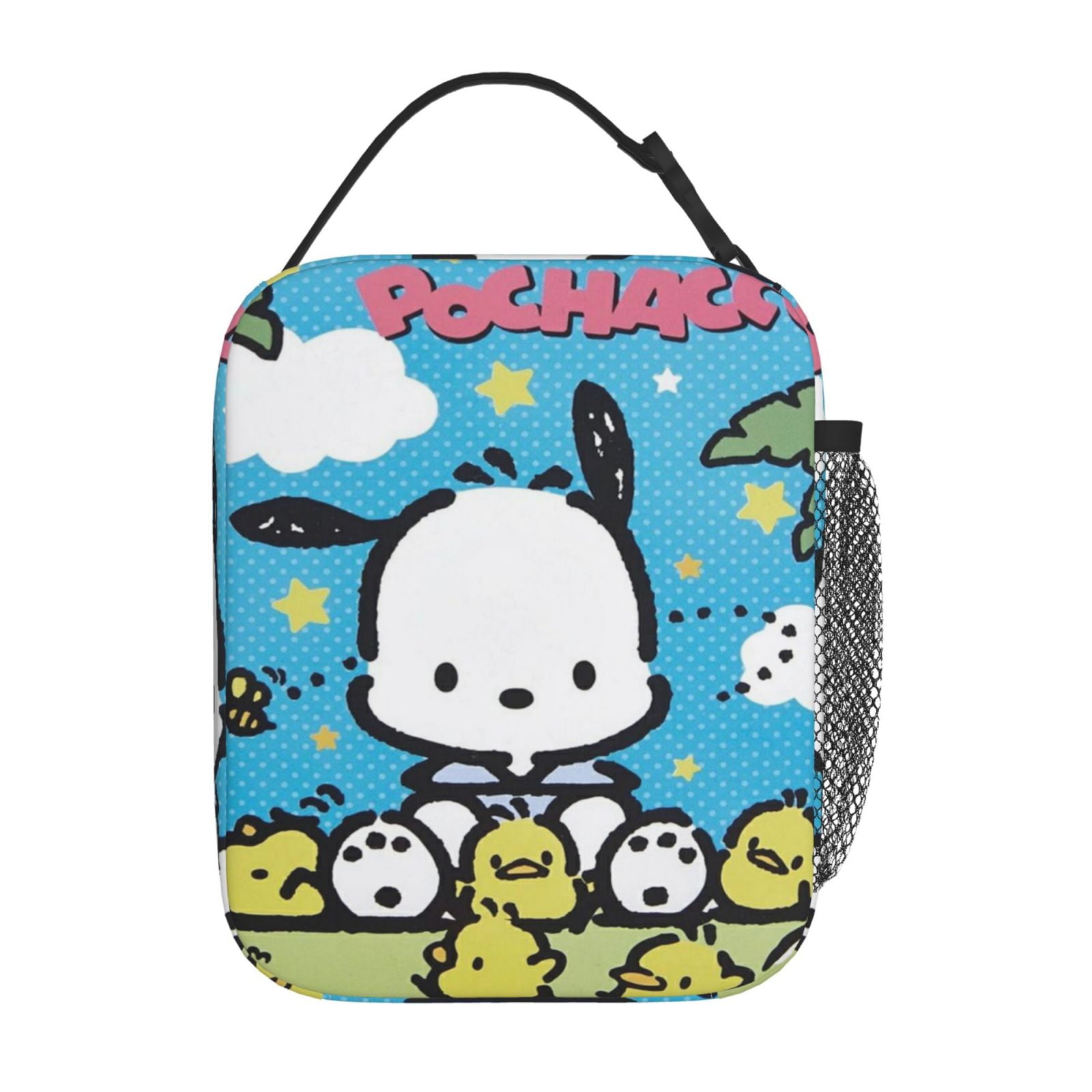 3D Printed Cartoon Pochacco Insulated Lunch Bag Office Work Picnic ...
