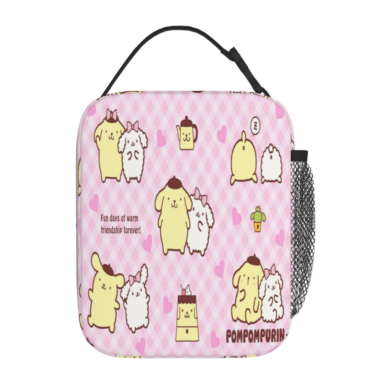 3D Printed Cartoon Pompompurin Insulated Lunch Bag Office Work Picnic ...