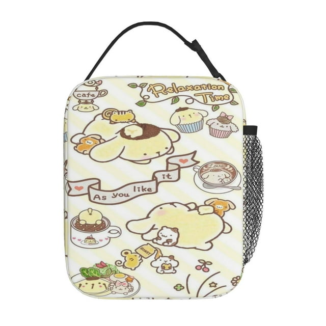 3D Printed Cartoon Pompompurin Insulated Lunch Bag Office Work Picnic ...