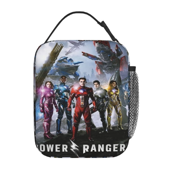 3D Printed Cartoon Power Team Ran-,Ger2 Insulated Lunch Bag Office Work ...