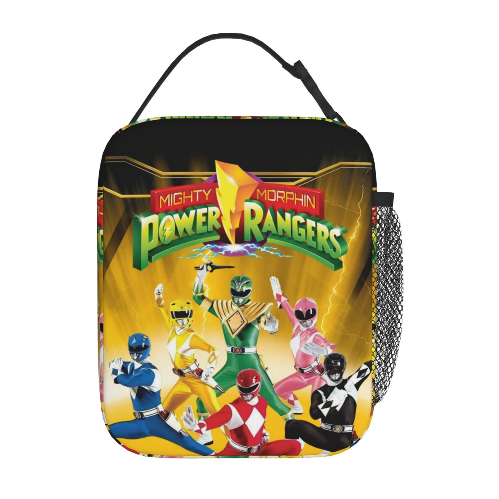 3D Printed Cartoon Power Team Ran-,Ger2 Insulated Lunch Bag Office Work ...
