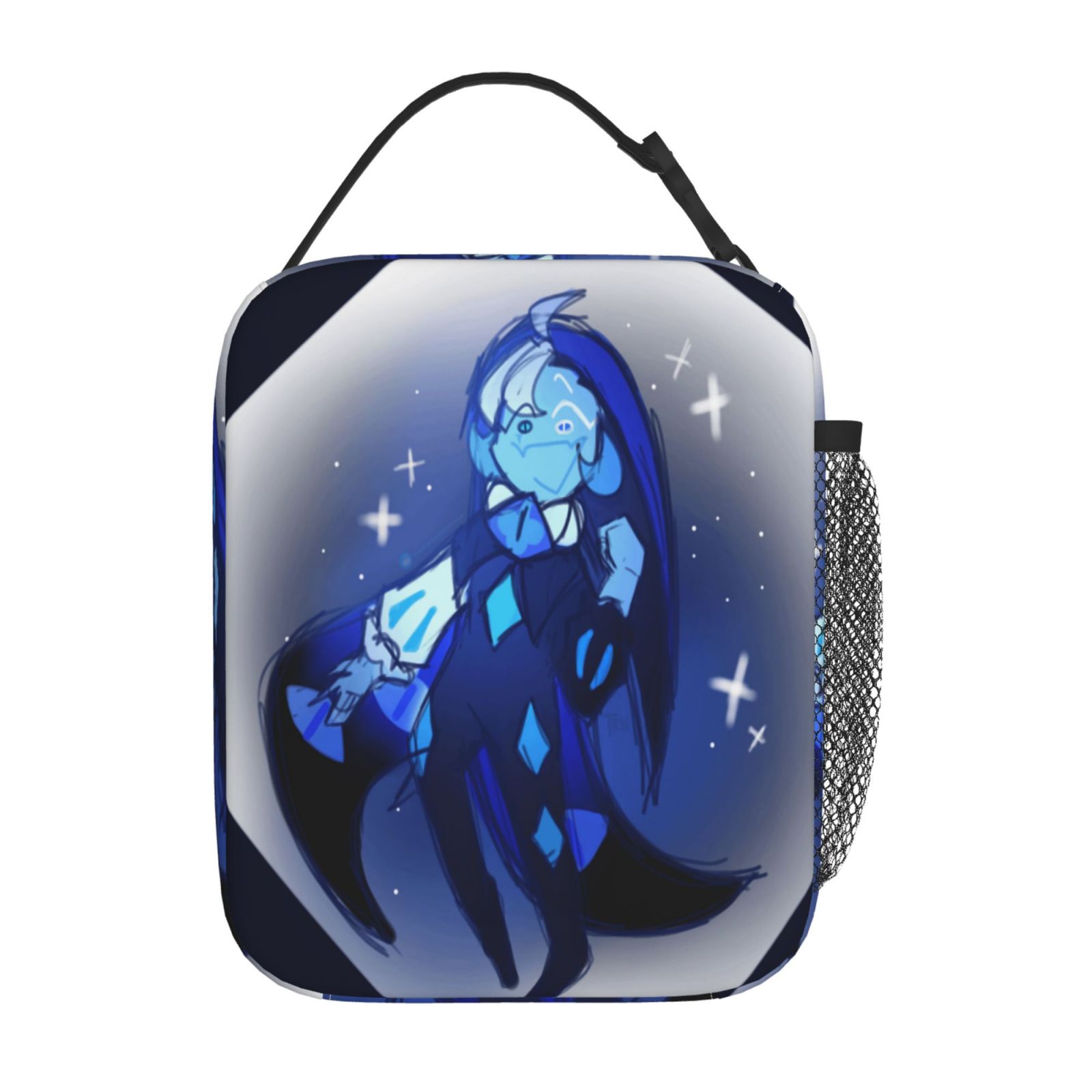 3D Printed Cartoon Shadow Milk Cookie Insulated Lunch Bag Office Work ...