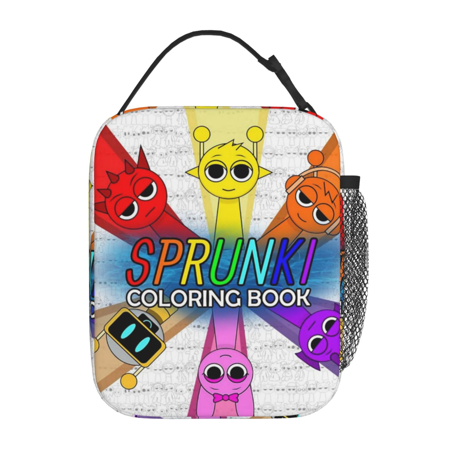 3D Printed Cartoon Sprun-ki Insulated Lunch Bag Office Work Picnic ...