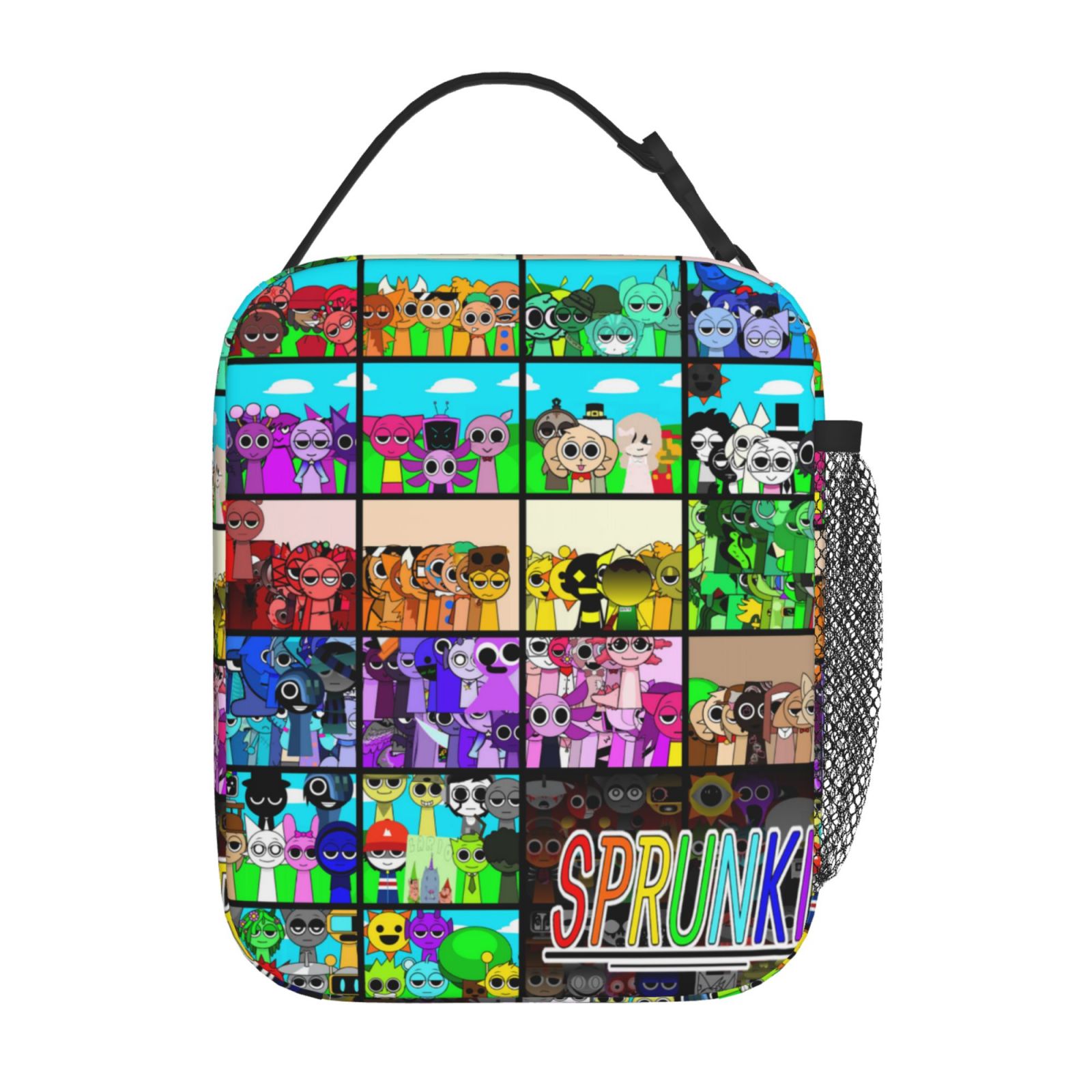 3D Printed Cartoon Sprun-ki Insulated Lunch Bag Office Work Picnic ...