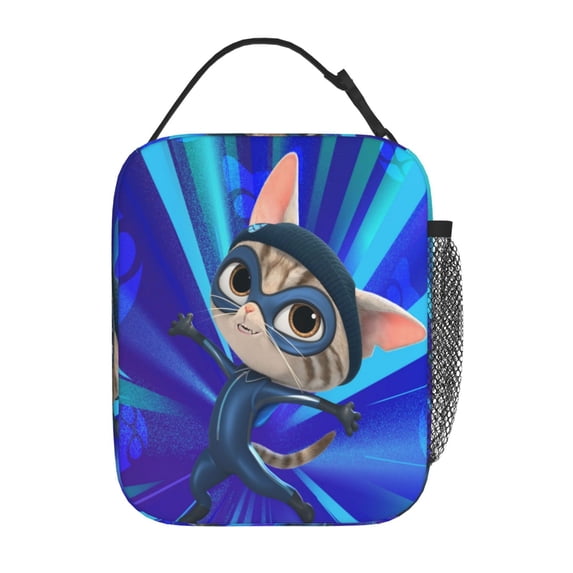 3D Printed Cartoon Super Anime Kitty Insulated Lunch Bag Office Work ...