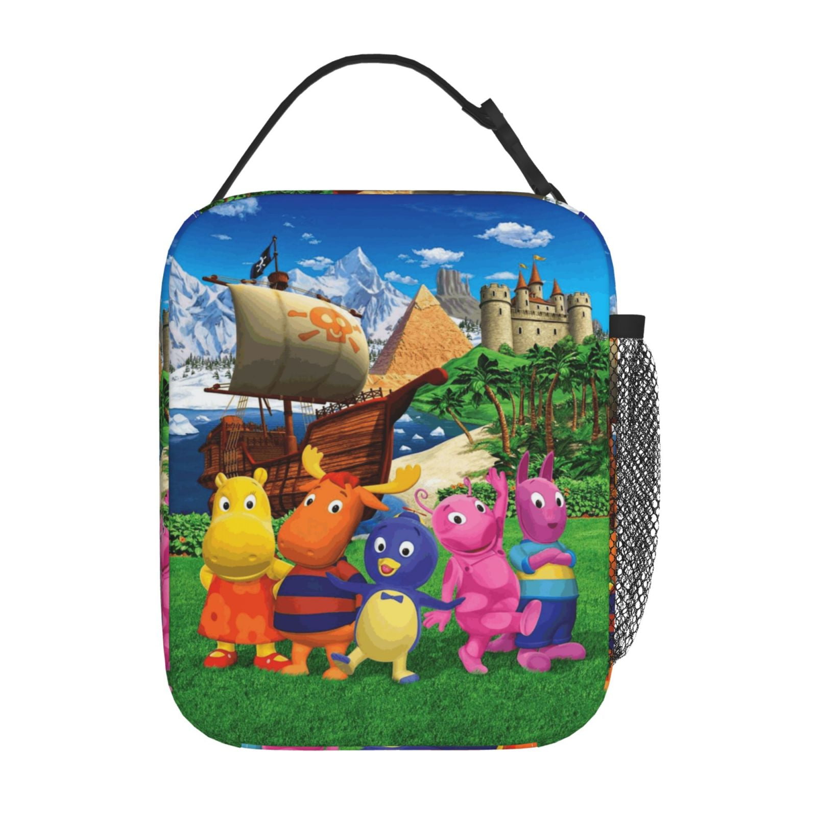 3D Printed Cartoon The Backyar-Diga Insulated Lunch Bag Office Work ...