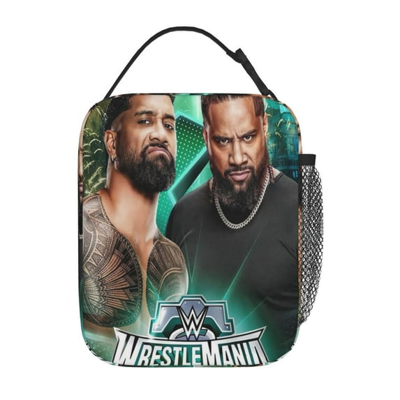 3D Printed Cartoon W Wres-Tler WE Insulated Lunch Bag Office Work ...