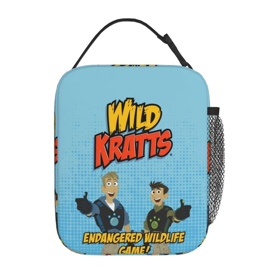 3D Printed Cartoon Wild Animal Kra-,tt2 Insulated Lunch Bag Office Work ...