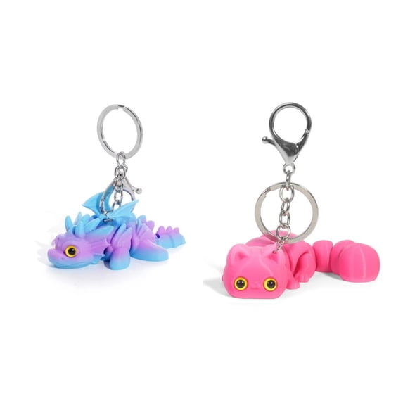 3D Printed Cat And Dragon, Cute Figurin, Decoration Home Or Live ...