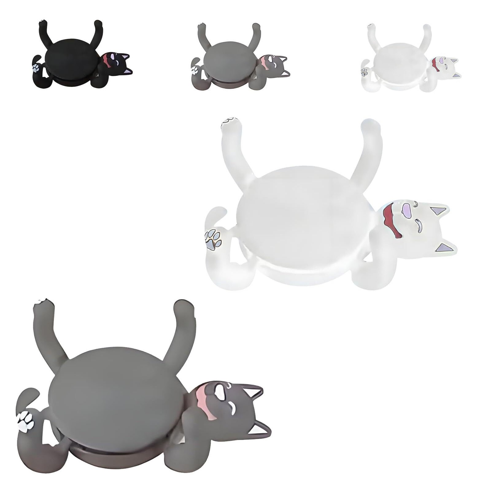 3D Printed Cat Coasters Funny & Creative Cat-Shaped Mug Holders with ...