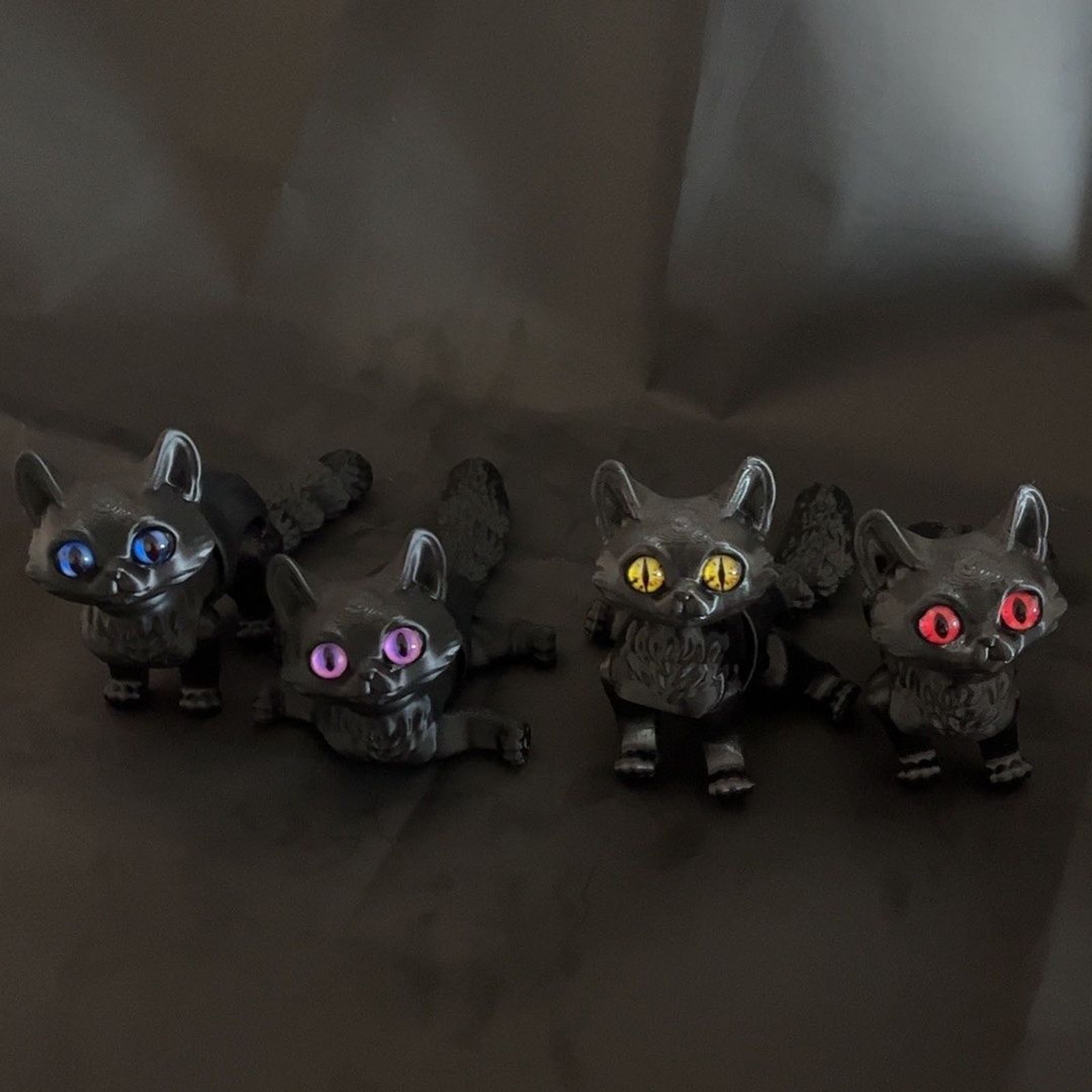 3D Printed Cat, Realistic Cat Figurine, Cute 3D Printed Toy ...