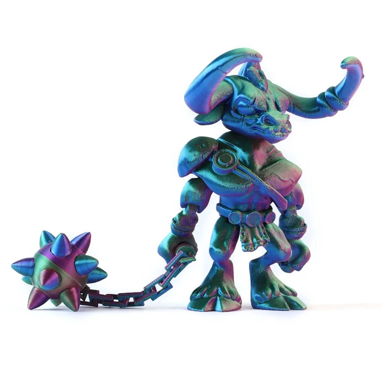 3D Printed Cattle Bull Demon King with Joint Movable and Freely Moving ...