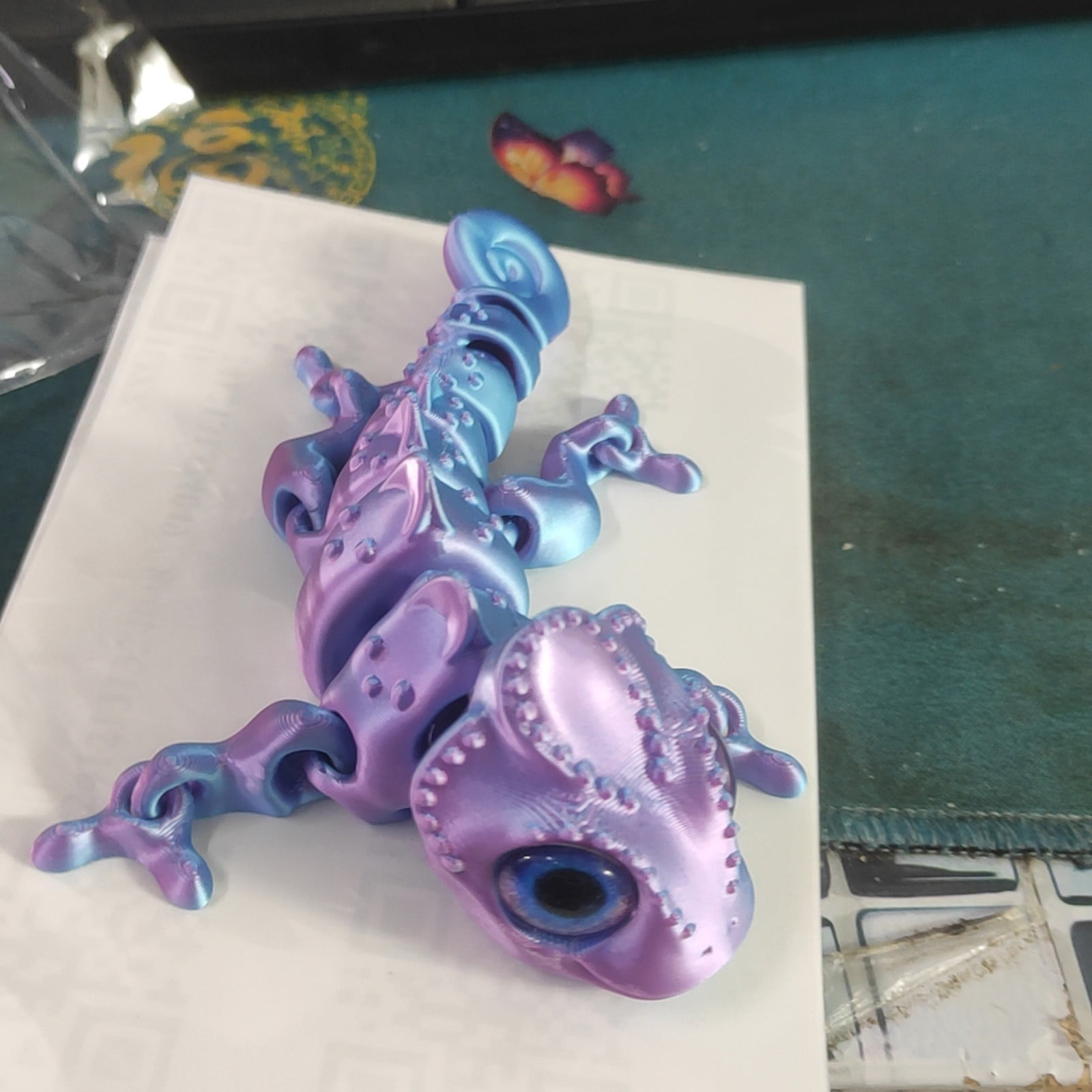 3D Printed Chameleon Cool Lizard 3D Printed Animals with Flexible ...