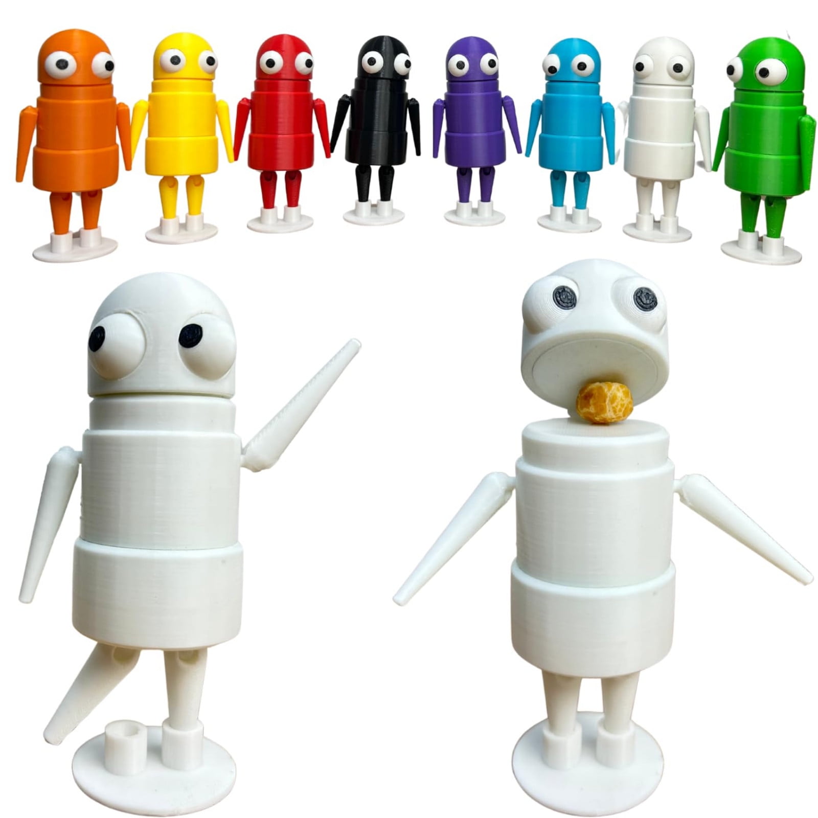 3D Printed Character Models, Horror Game Articulated Collectible Models ...